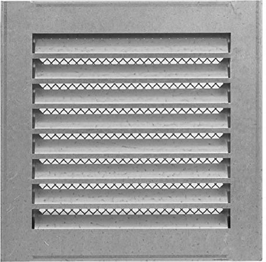 Industrieel Ventilatierooster 200x200mm Gegalvaniseerd Staal - Metalen ...