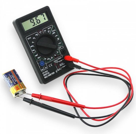 Universele digitale voltmeter / multimeter met wijzer en zoemer | bol