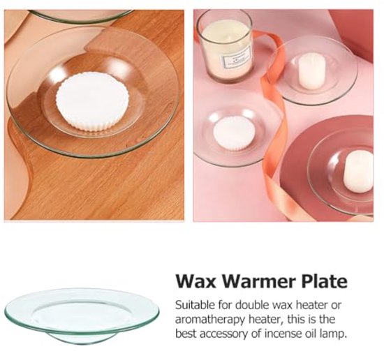 Aromatherapy Glass Diffusers For Home Dish Wax Warmer Glass Dish for ...