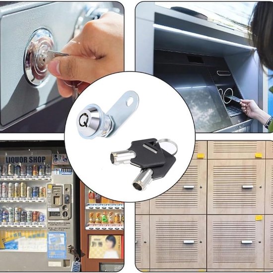Buisvormige Cam Lock Set met Sleutels - 40mm voor Beveiliging van Deur ...