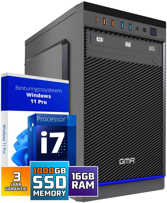 Intel Ultra Compleet Desktop PC | Intel Core i7 | 16 GB RAM | 1024GB ...