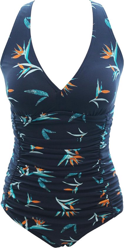 Eendelig Badpak Dames Vormend Buikweg Monokini met Zachte Cups en ...