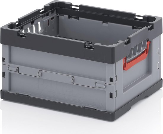 Vouwbox 40 x 30 x 22 cm - Opklapbare kunststof container voor transport ...