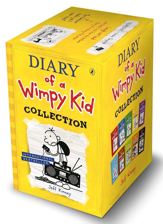 Diary of a Wimpy Kid Box Set Collection (10 Books), Jeff Kinney ...