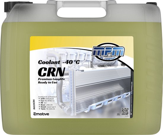 MPM Koelvloeistof G13 -40 graden Nissan / Renault - 20 liter | bol