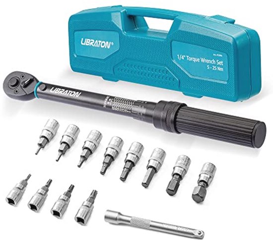 Fiets Momentsleutel 1/4" - Precisie Torque Tool voor Fiets Onderhoud ...