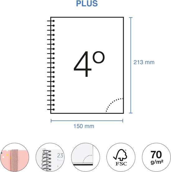 Jaarplanner 2024 Weekoverzicht Hardcover Spiraalbinding Groot Formaat | bol