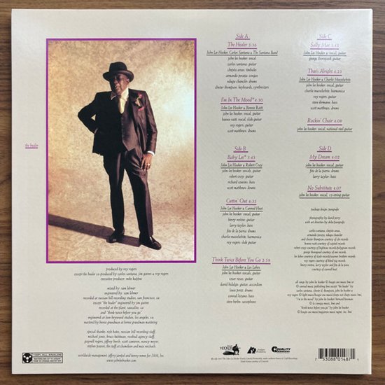 John Lee Hooker - The Healer - HQ 2LP 45rpm - 180 gram, John Lee Hooker ...