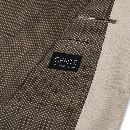 GENTS - pak / kostuum 3-delig Pebble Stone - Viscoseblend - Beige ...