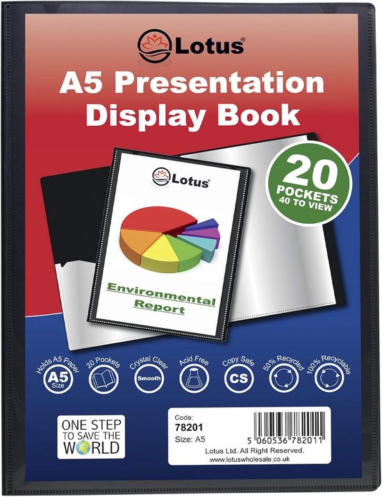 A5 Presentatiemap - 20 Zakjes voor Professionele Documenten en ...