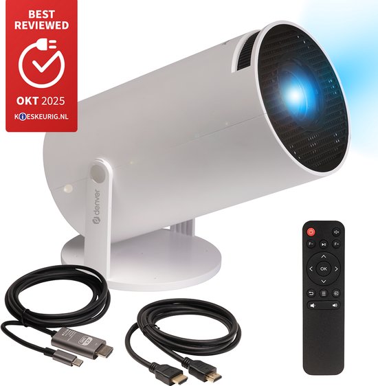 Denver PR-2500 Mini Beamer - Full HD 1080P - Bluetooth - Home Cinema | bol