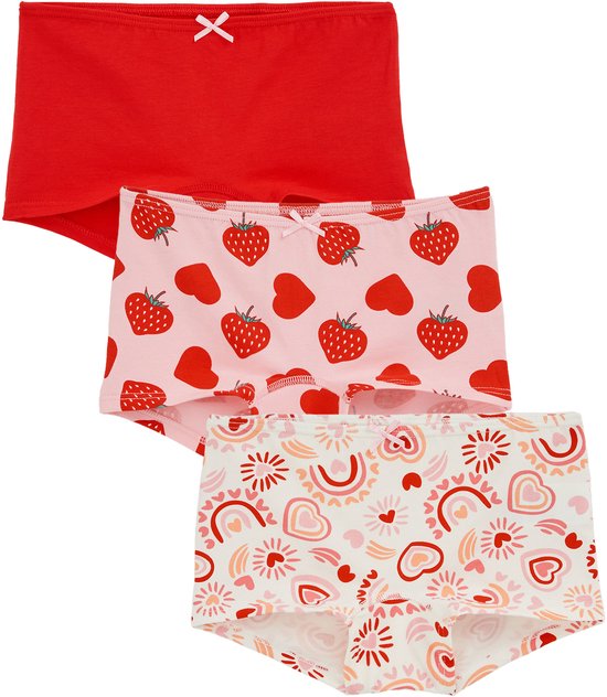 WE Fashion Meisjes hipsters - 3-pack | bol