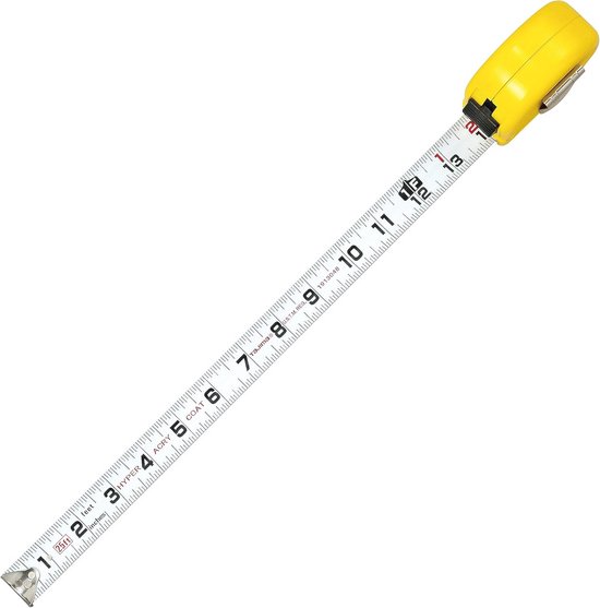 Professionele 16' (5m) meetlint met stalen blad | bol