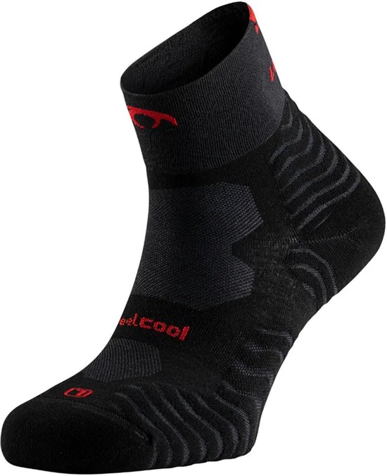 Lurbel Stone Pro Four Korte Sokken Zwart EU 36-38 Man,Vrouw | bol