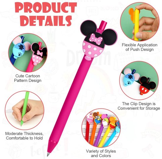 Bling Metal Ballpoint Pens Set - 7 Sparkling Colorful Clickable Pens ...