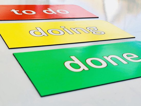 3 Magnetische Kanban Kaarten Set: To Do, Doing, Done voor Agile ...