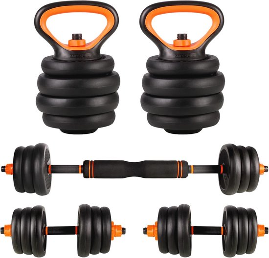 Verstelbare Dumbbell Set van 2 - Halters 20 30 40 kg met ...