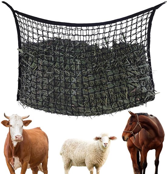 Filet à foin pour chevaux - Filets à foin - Hay Slowfeeder Deluxe - 160 ...