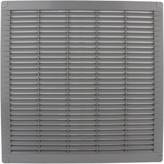Ventilatierooster 350 x 350 mm - Hoekig kunststof afvoerluchtrooster ...