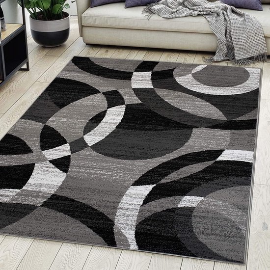 Modern Tapijt met Geometrisch Patroon - Kort Pooltje - 250x300 cm ...