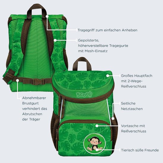 Mini-me Kiga Rucksack Kleuterschool Rugzak | bol