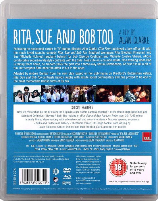 Rita, Sue And Bob Too (Blu-ray), Siobhan Finneran | Dvd's | bol