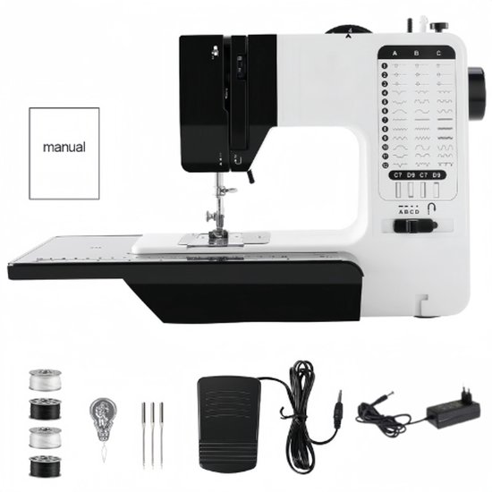 ElevateCommerce – Naaimachine Elektrisch – 38 Steken – Grote ...