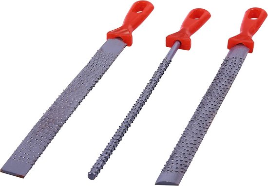 Set van 3 Vijlen en Raspen voor Diverse Klussen | bol