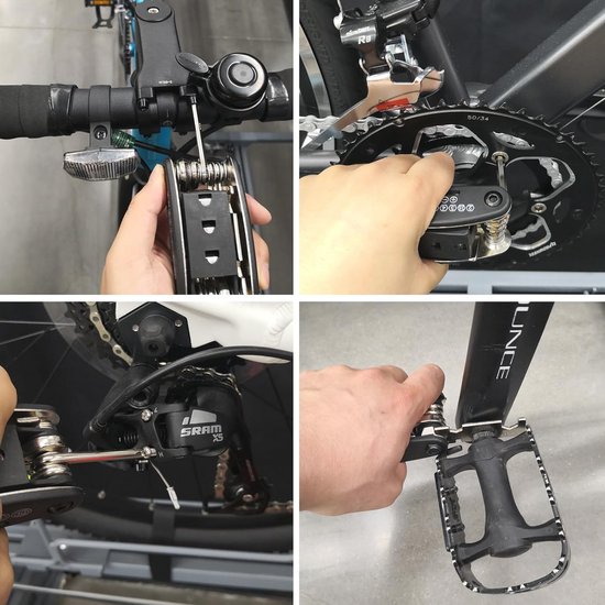 Complete Fietsreparatieset met 38 Delen en 16-in-1 Multitool voor ...