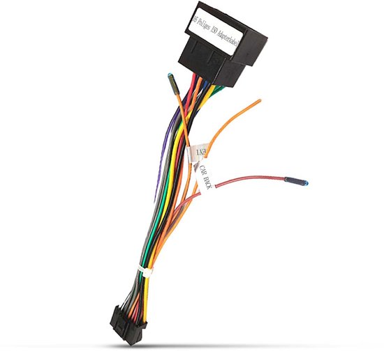 ISO Adapter Kabel 16 Pin voor Autoradio met Stuurwielbediening en ...