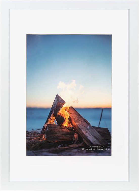 Houten Fotolijst 20 x 20 cm - Staand en Wandmontage voor 4x4 Inch Foto ...