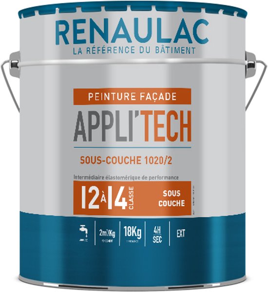 Renaulac - voorstrijk- Applitech Buiten- 18 kg | bol