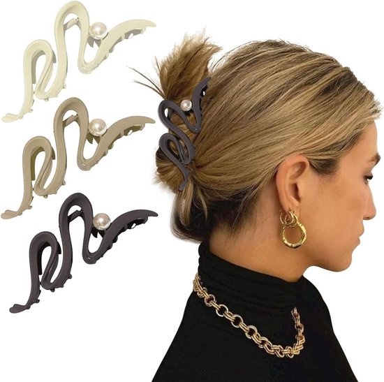 Cosensi - Metalen Haarspelden Set van 3 stuks voor Dames - Grote ...