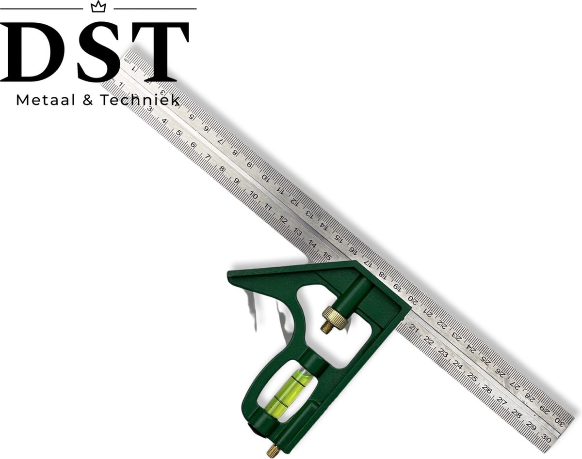 Winkelhaak - Blokhaak - meethaak - combihaak - 300mm | bol.com