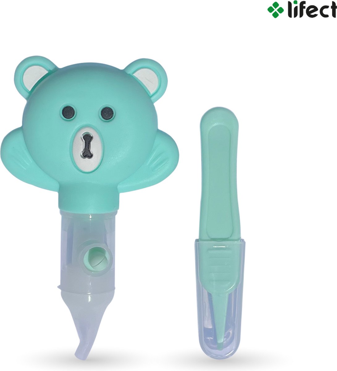 Lifect Baby Neusreiniger - Neuszuiger Baby – Neuspeer – Aspirator ...