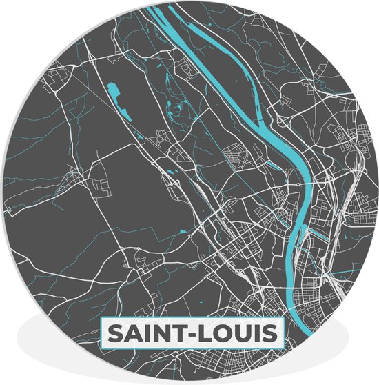 Wall Circle - Wall Circle Inside - Saint-Louis - Carte - Plan de Ville ...