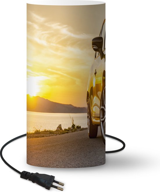 Lamp - Nachtlampje - Tafellamp slaapkamer - Auto - Strand - Zon - 54 cm ...
