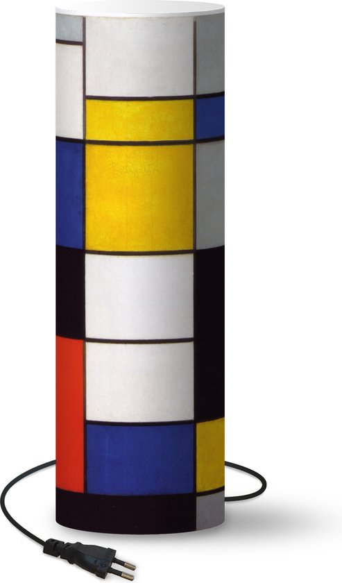 Lampe Composition A - Piet Mondrian - 70 cm de haut - Ø22 cm - Y ...