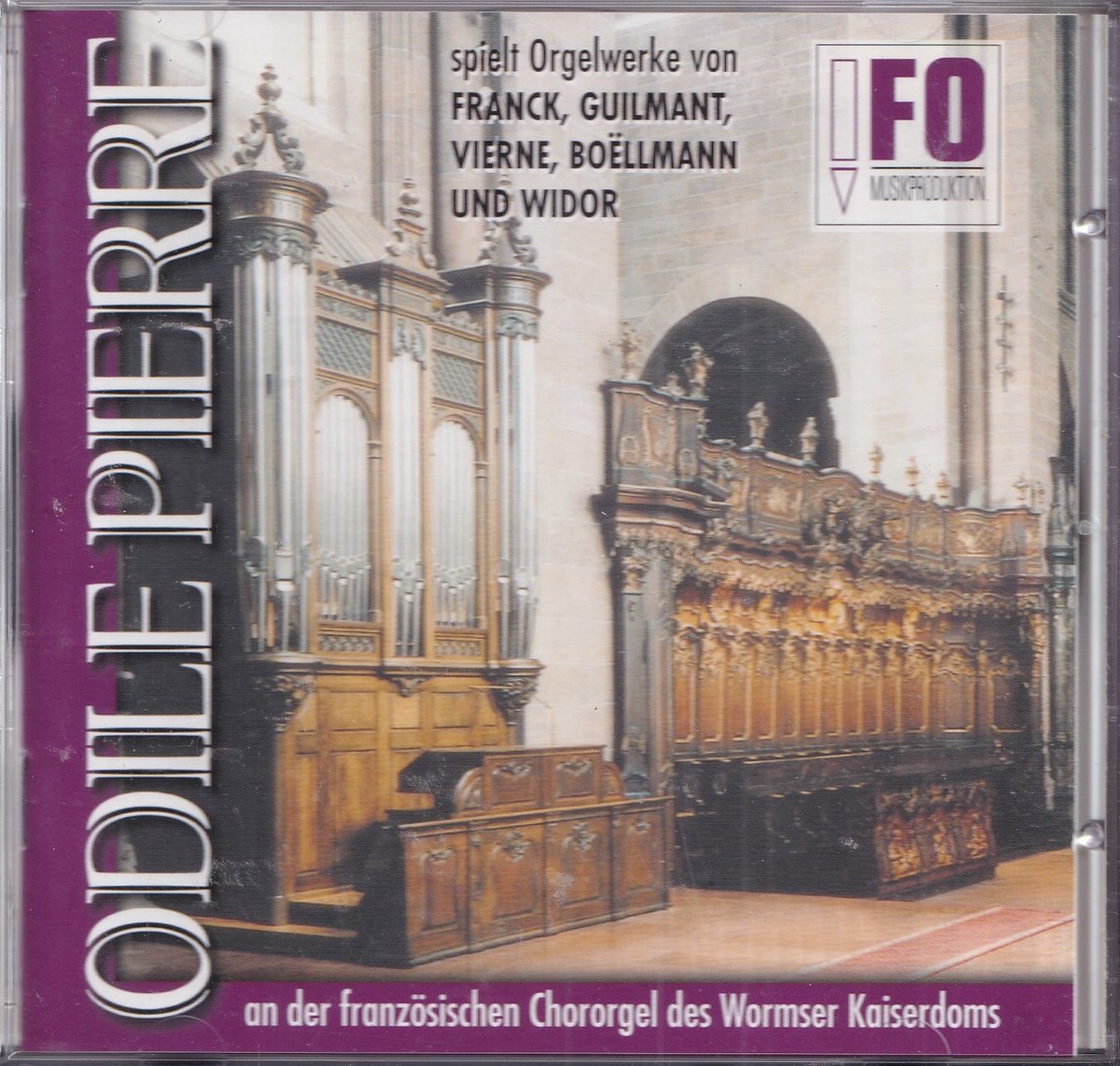 Odile Pierre an den fränzosichen Chororgel des Wormser Doms - Odile ...