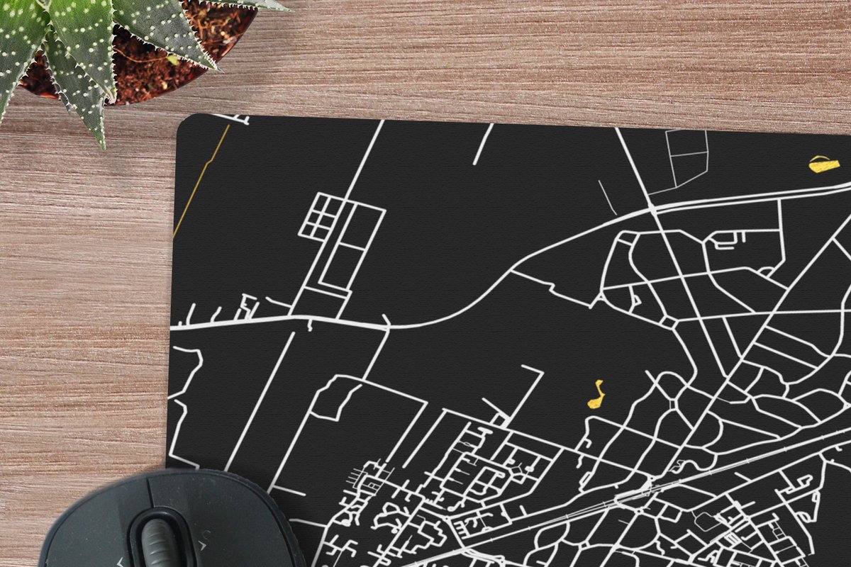 Muismat Klein - Bilthoven - Stadskaart - Plattegrond - Kaart - Black ...