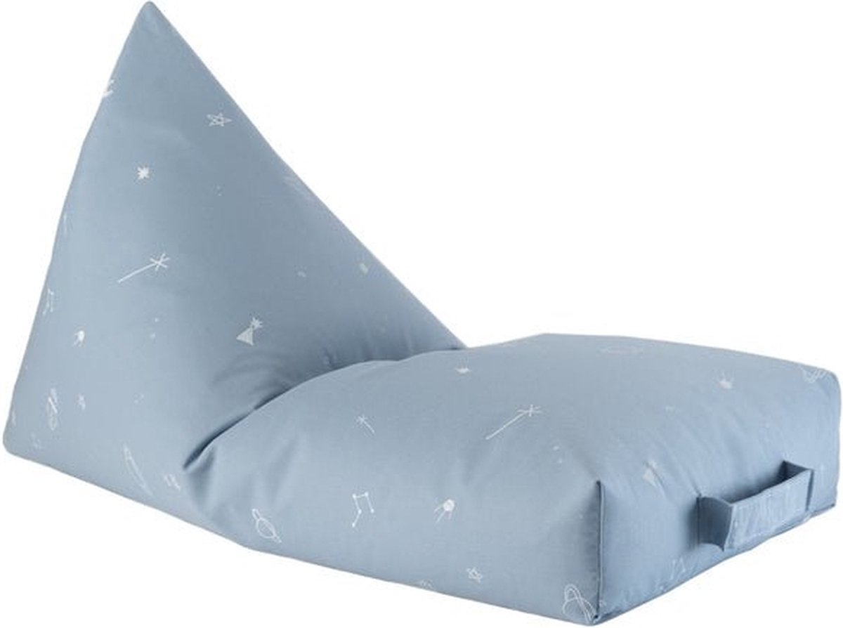 Kinder Zitzak Beanbag XL Kinderkamer Cosmic Blue Wigiwama - Zitzak Kind ...