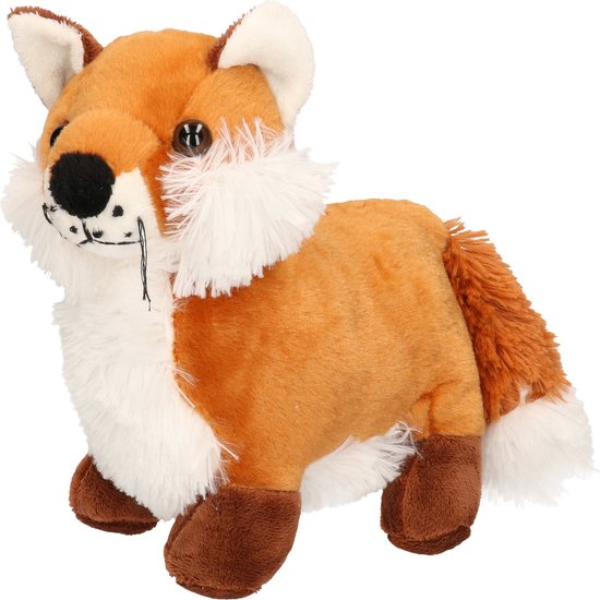 Pluche vos knuffel staand 20 cm - Knuffeldier - Vossen Knuffel | bol