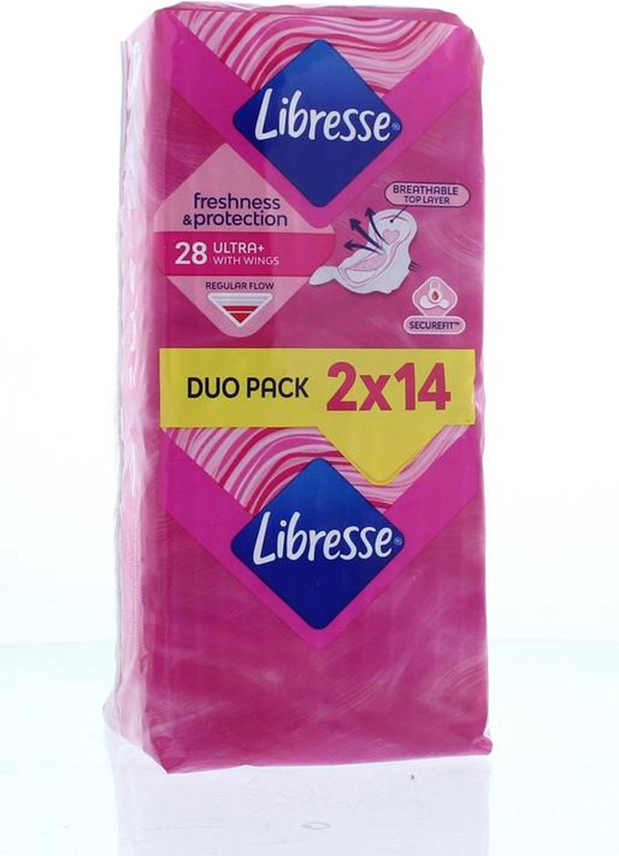Libresse Ultra Normal Wing Maandverband Duo Pack 2 x 14 Stuks | bol.com