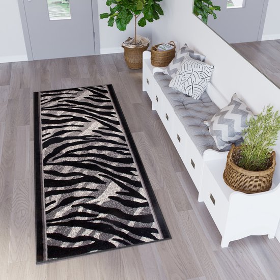 Tapiso Dream Tapijt Loper Gangloper Vloerkleed Zebra Maat- 60x750 | bol.com