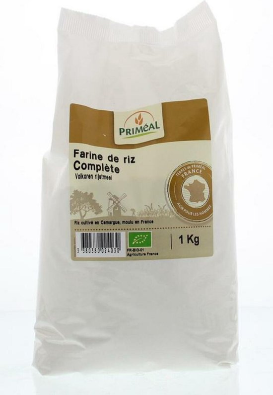 Primeal Volkoren rijstmeel 1 kg | bol.com
