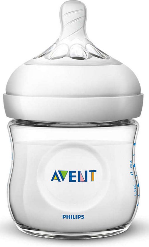 Philips Avent Natural babyfles – SCF030/17 babyfles (0m+) voor langzame ...