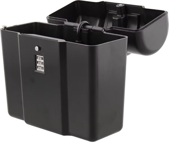 Premium Strand Opbergkist met Slot Zwart | Opbergbox | Opbergkoffer ...