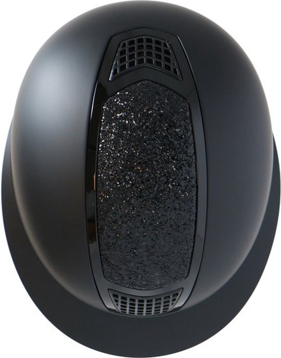 HKM rijhelm Glamour Shield - zwart / zwart - 59-61 (L) | bol.com