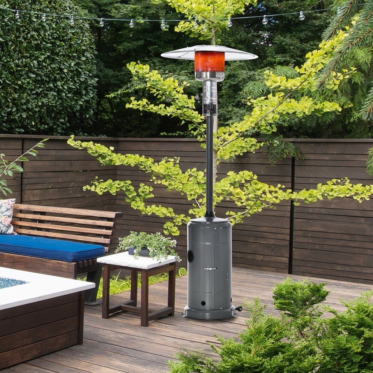 Terrasverwarmer - Terrasverwarmer gas - Heater - Staand - Verrijdbaar ...