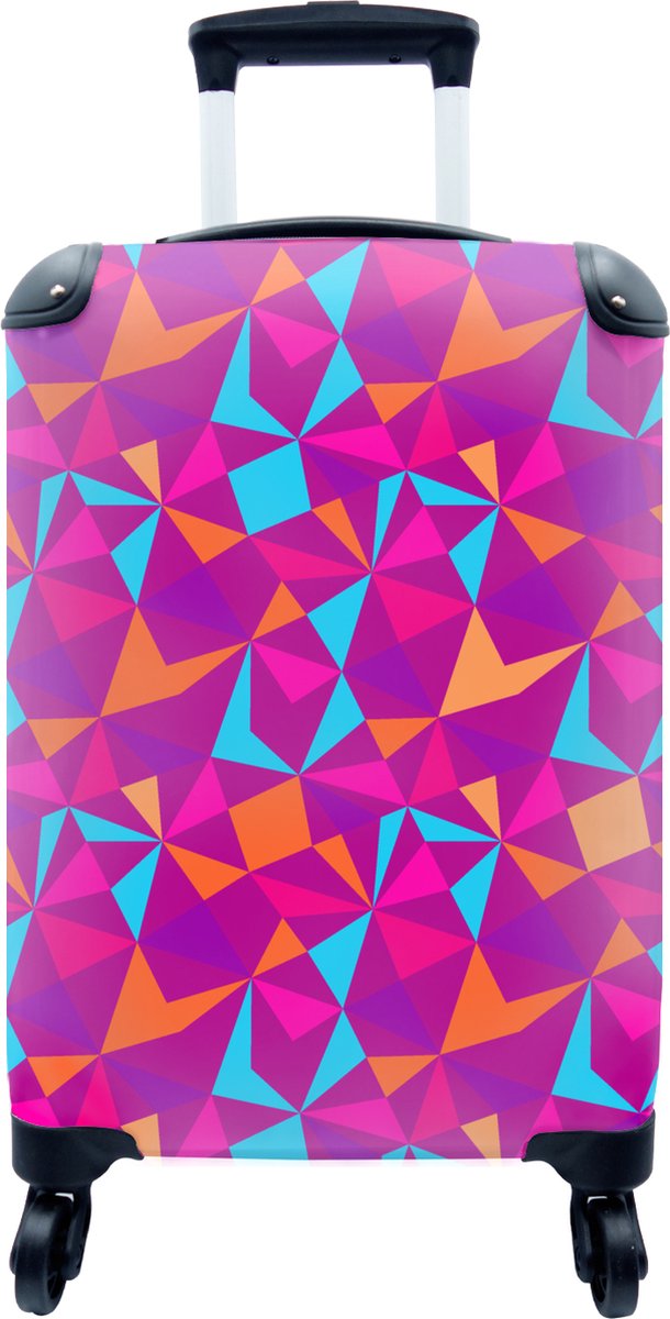 MuchoWow® Koffer - Mozaïek - Design - Geometrie - Past binnen 55x40x20 ...